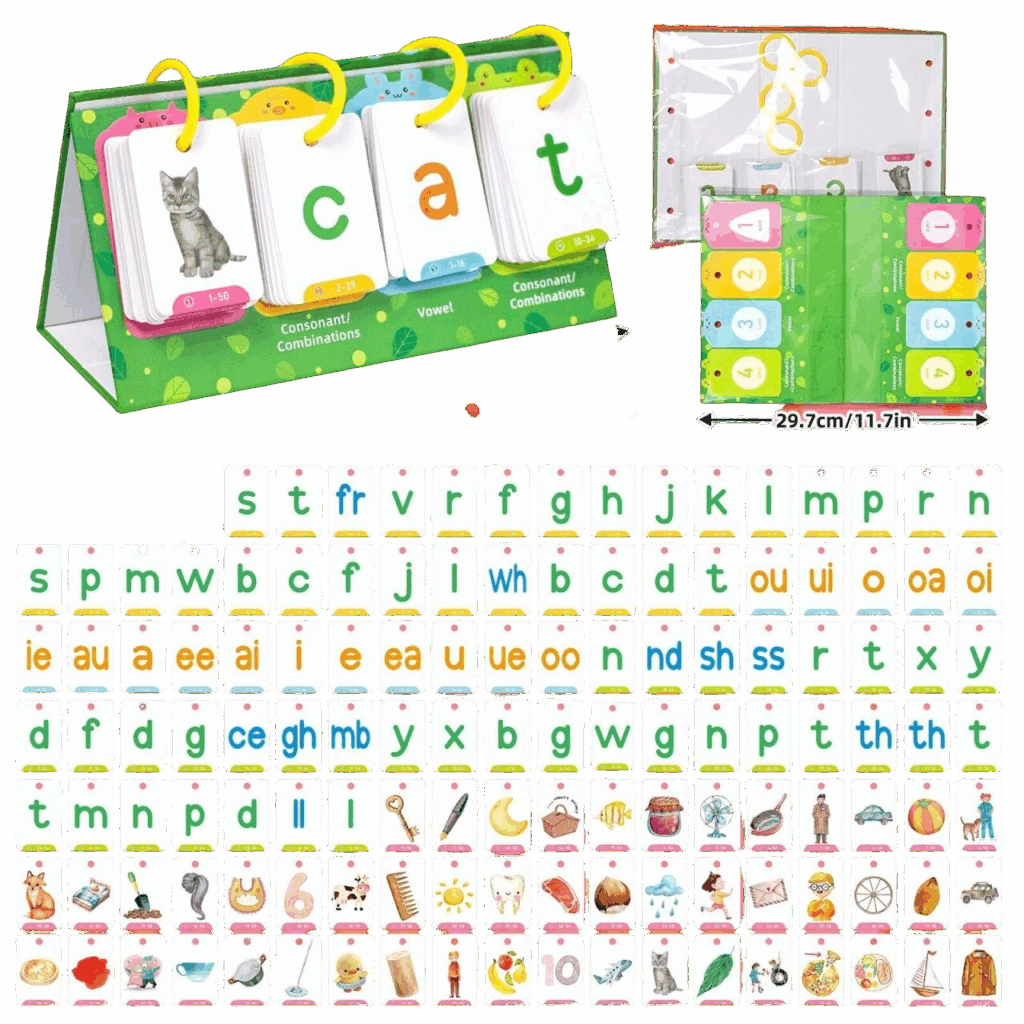 Phonics & Spelling Learning Cards Set